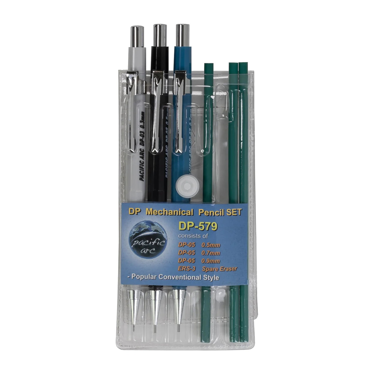 Pacific Arc, Traditional Fine Line Mechanical Pencil with Fixed Sleeve ...