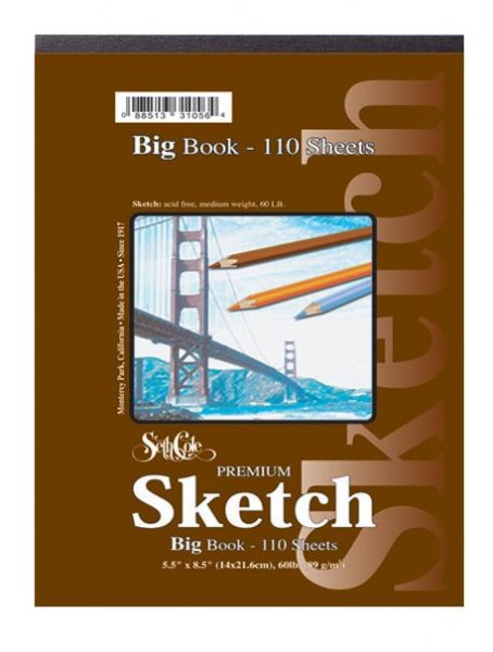Seth Cole 11" x 14" Premium Sketch Big Book – blackline supply